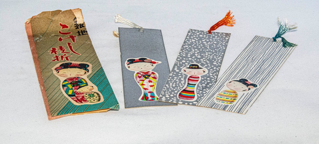 3 Vintage Japanese Silver Bookmarks With Original Packaging - Etsy