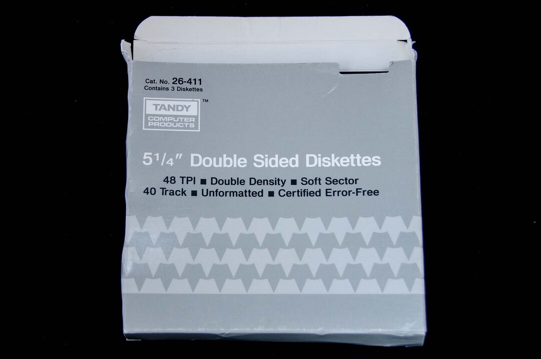 Set of 3 -1970s Era 5 1/4" Radio Shack (made by Tandy) Double-sided ...