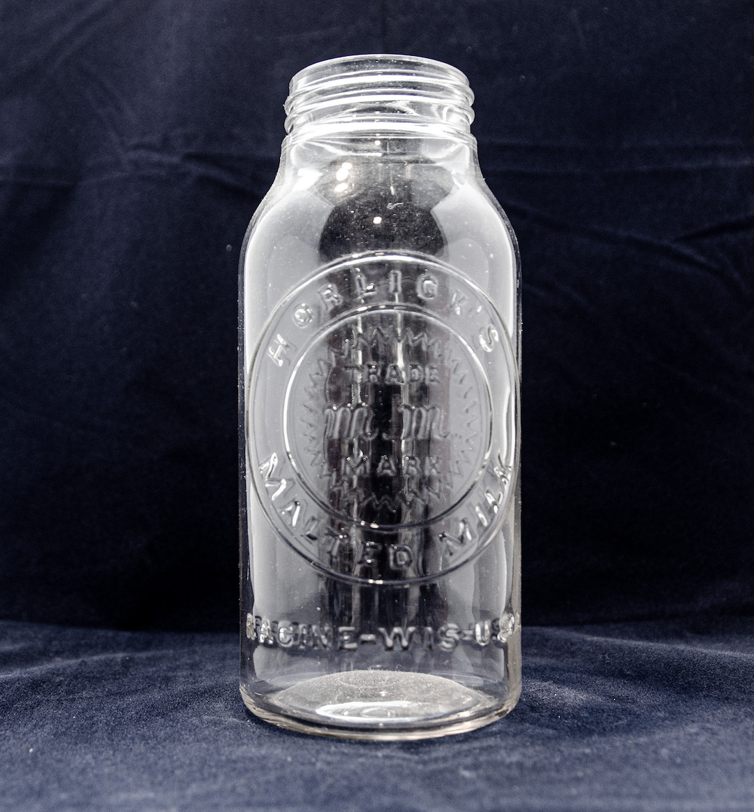 1950s Horlick's Malted Milk Clear Glass Jar - Etsy