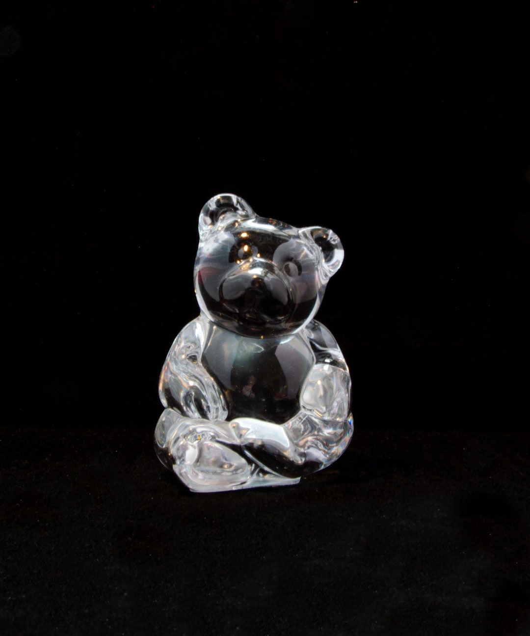 Princess House Lead Crystal Teddy Bear Figurine/paperweight - Etsy