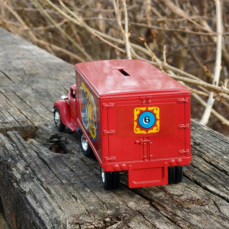 1980's Red Circus Themed Ertl Semi-truck/coin Bank - CREEPY Clown Alert ...