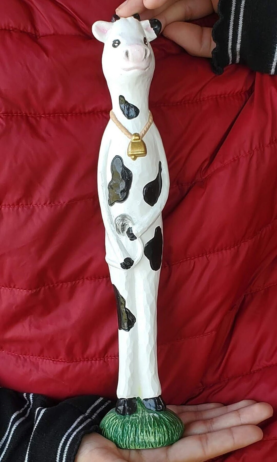 10" Shy Slender Cow - Etsy