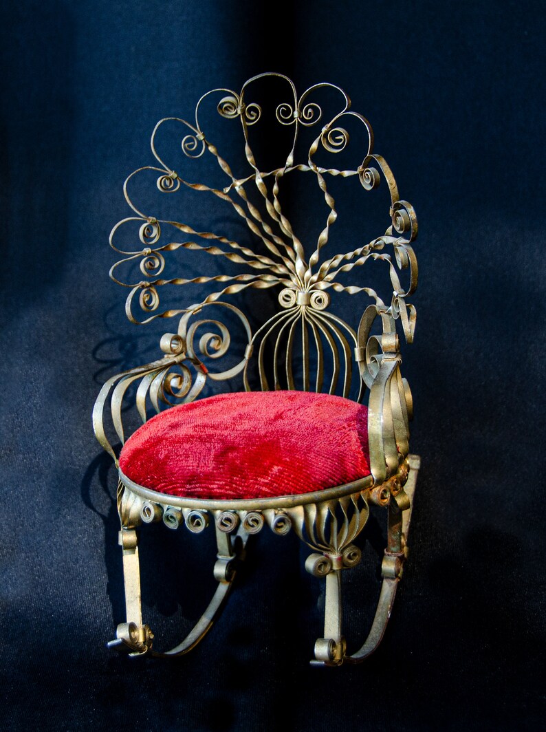 1970s Handmade Tin Can Doll House Rocking Chair - Etsy