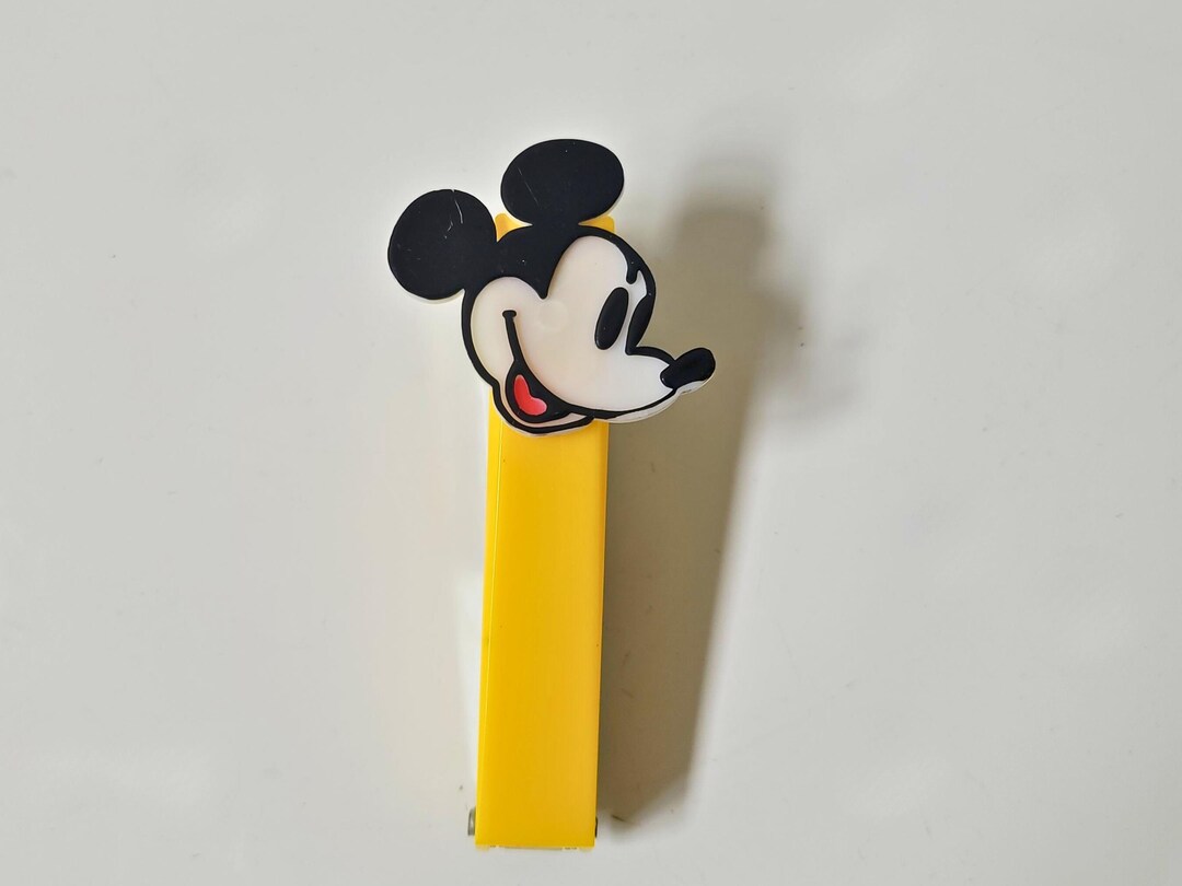 Vintage 1976 Walt Disney, Mickey Mouse, Yellow Stapler, Retro Desk ...