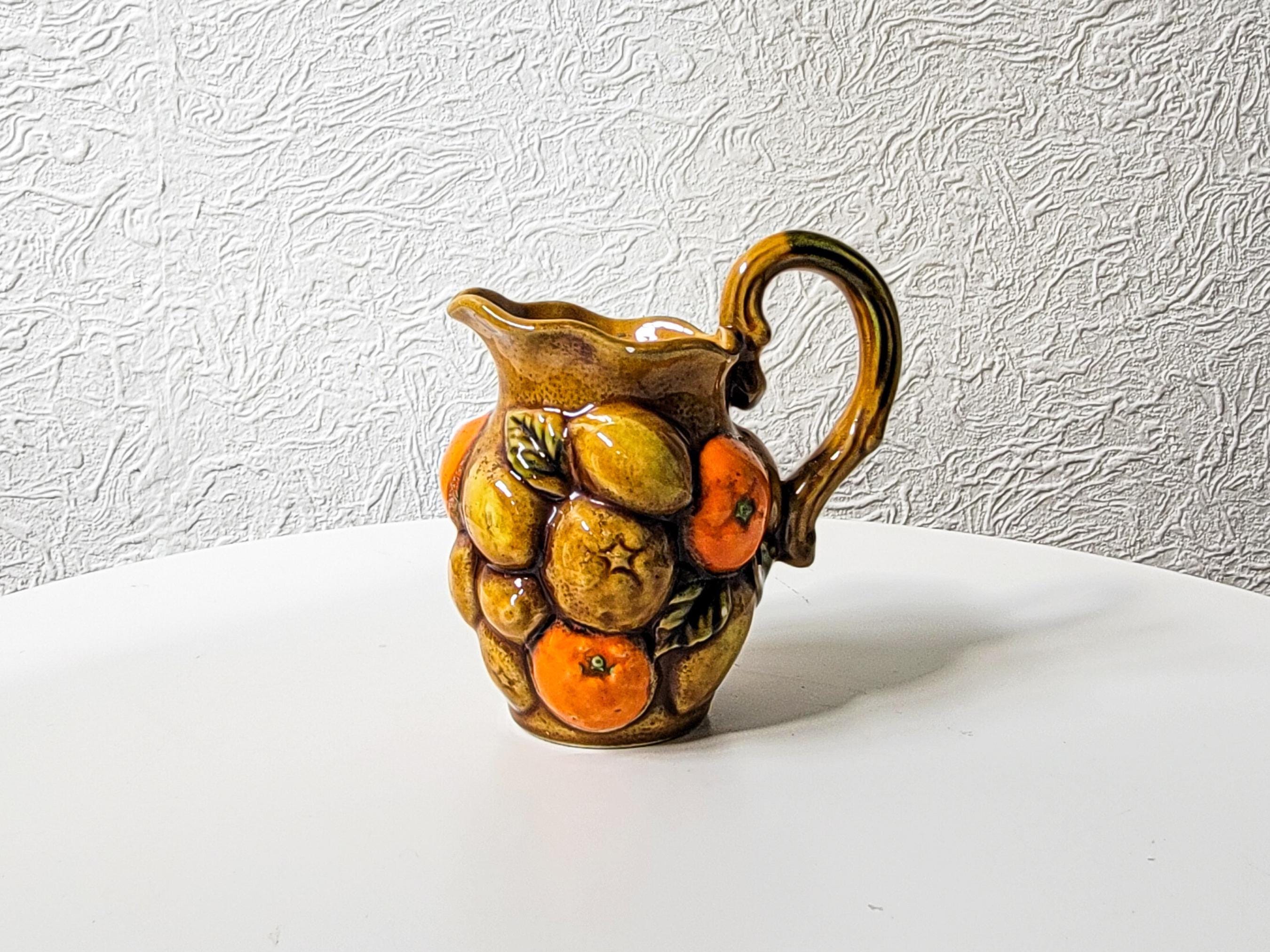 Vintage Inarco Japan Fruit-themed Kitchen Set – Teapot, Pitcher, Jelly ...