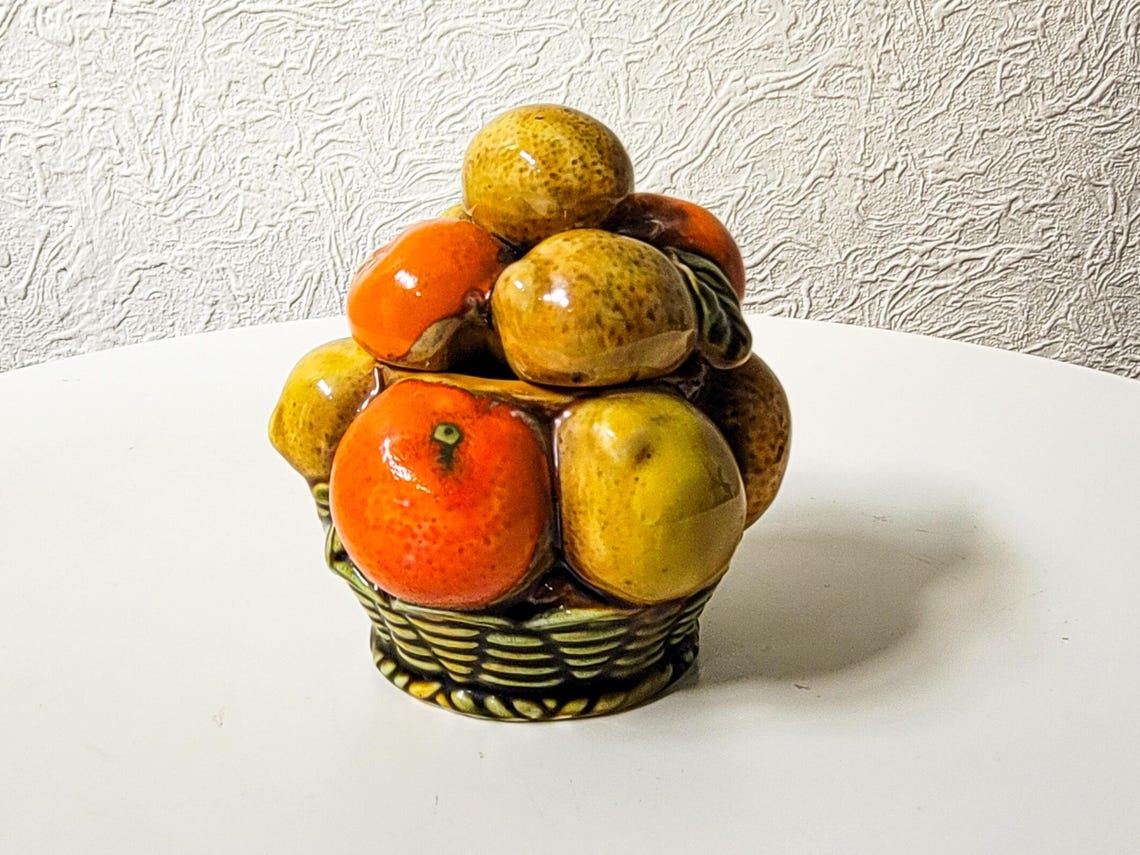 Vintage Inarco Japan Fruit-themed Kitchen Set – Teapot, Pitcher, Jelly ...