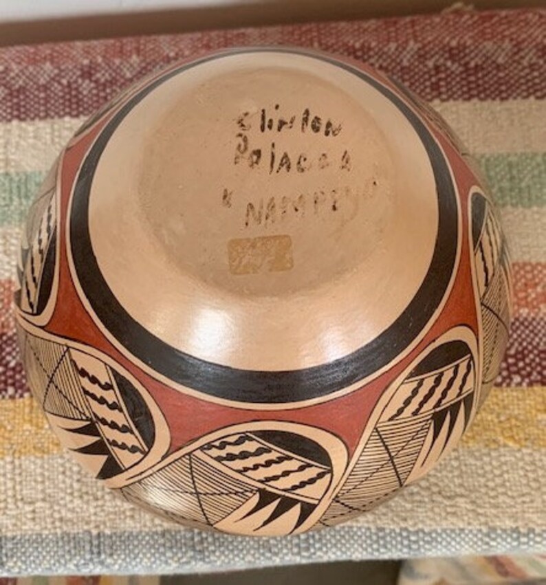 Hopi Pueblo Indian Pottery Migration Pattern by Clinton Polacca Nampeyo ...