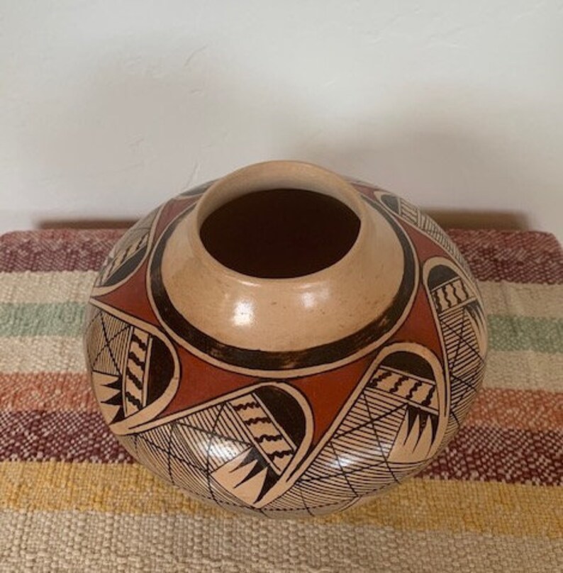 Hopi Pueblo Indian Pottery Migration Pattern by Clinton Polacca Nampeyo ...