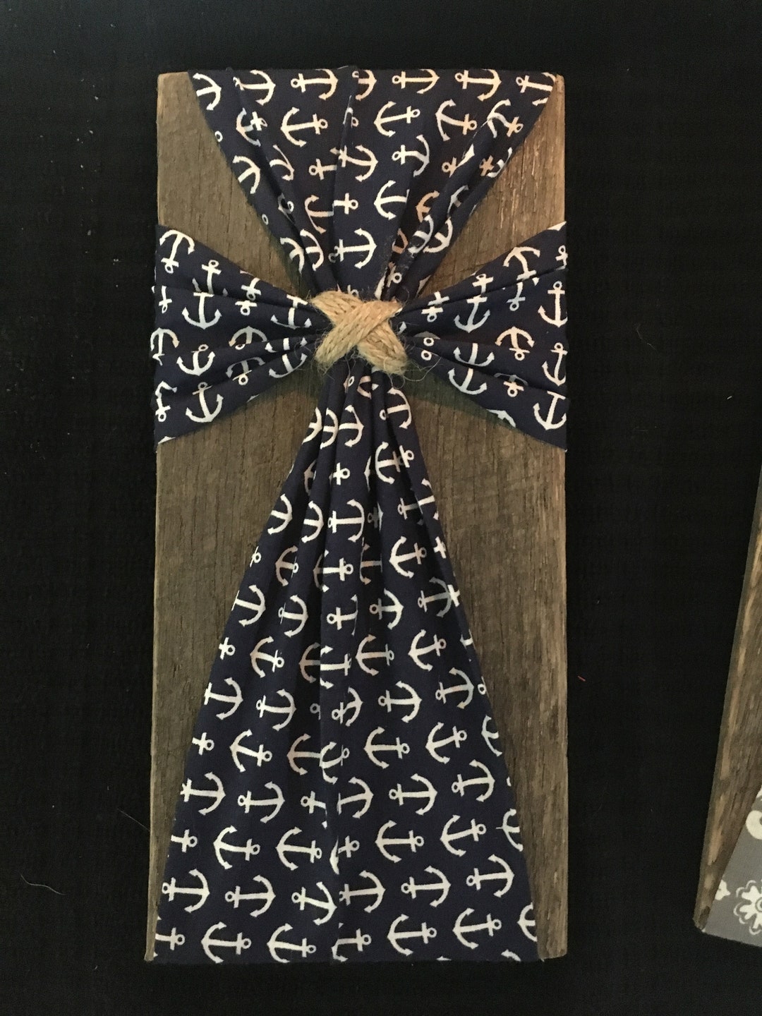 Cloth Cross on Pallet Wood - Etsy