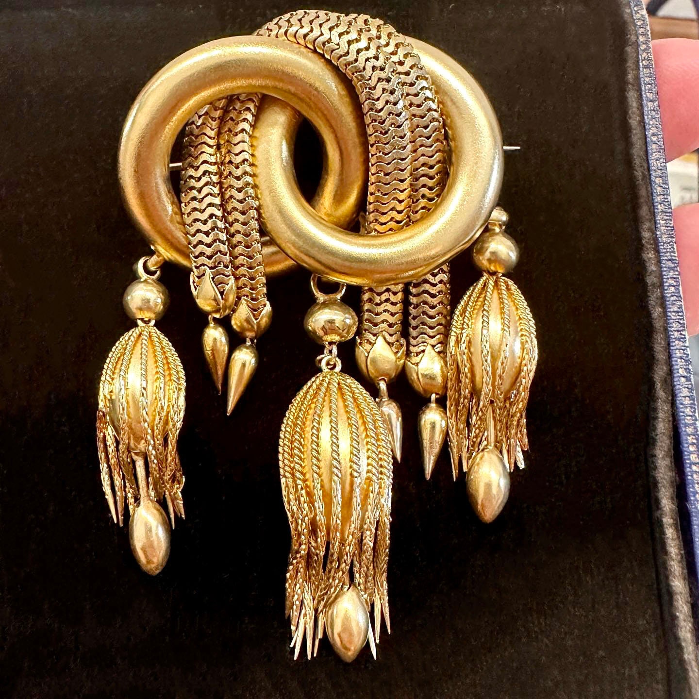 Mid-victorian Gold Guard Chain, Brooch/pendant and Bracelet Set, Circa ...