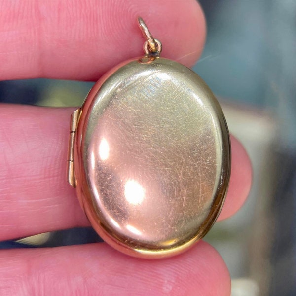 Simple Gold Locket - Etsy