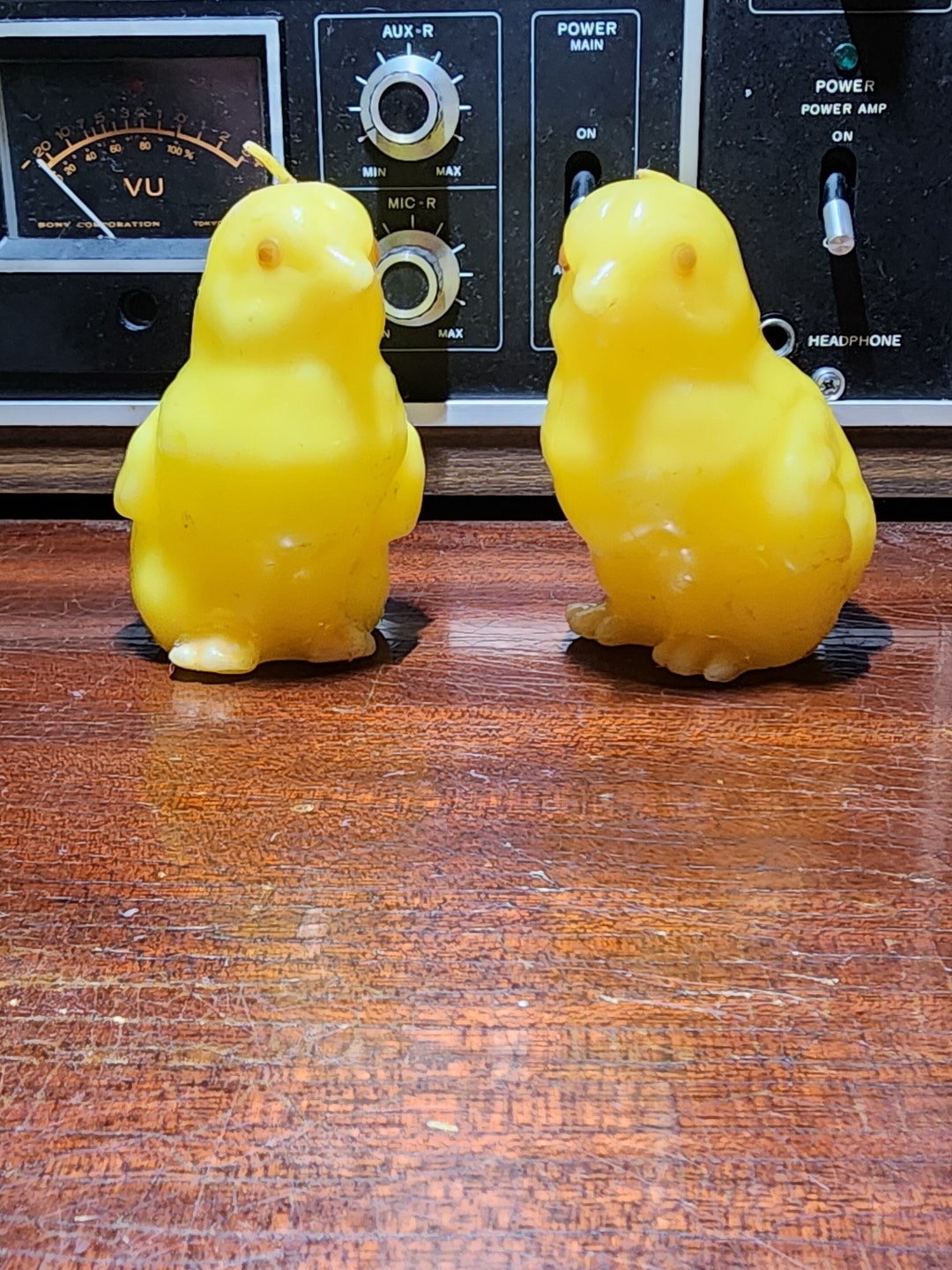 Pair of Vintage Yellow Chicks Candles. - Etsy