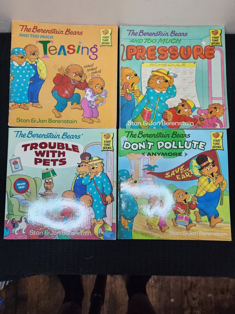 Vintage 1970's 1980's the Berenstain Bears First Time Books - Etsy ...