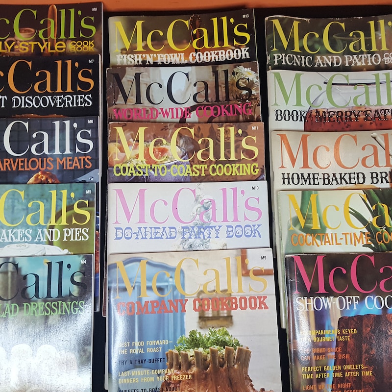 Vintage Mccalls Cookbook - Etsy