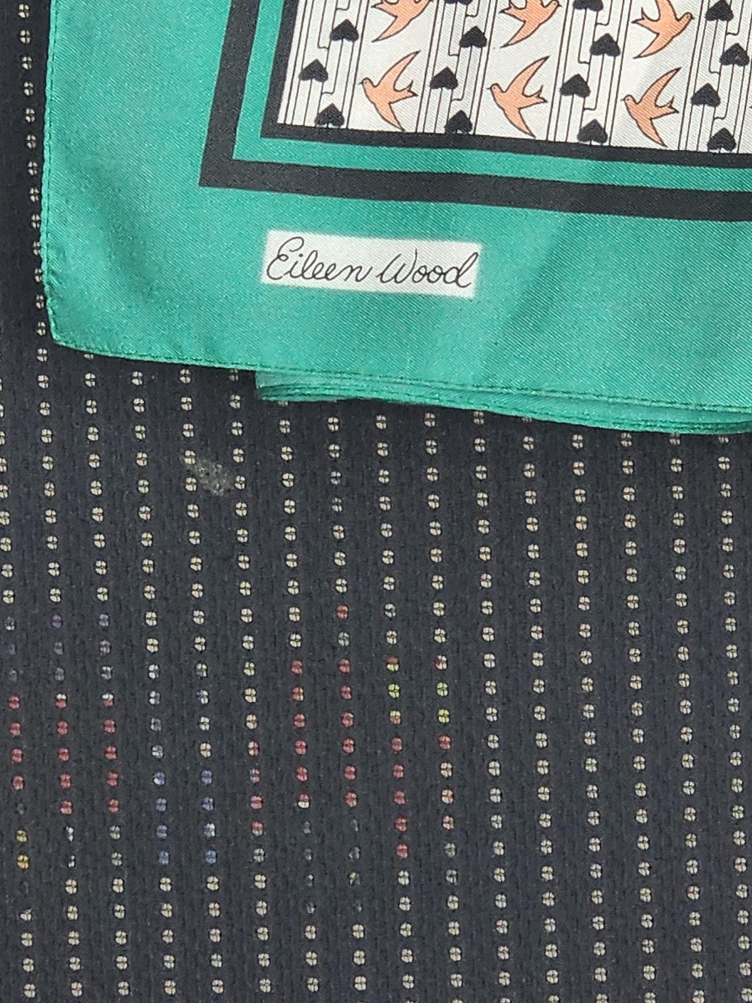 Vintage Eileen Wood Scarf Made in Italy - Etsy