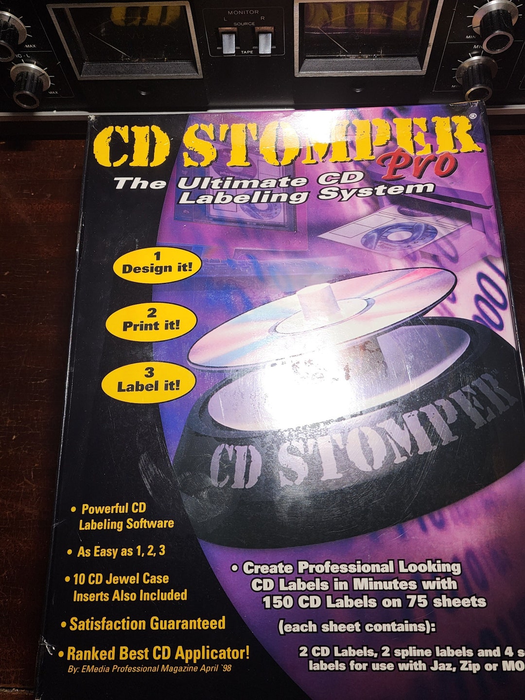 CD Stomper Pro 2001 Windows 98,95,3,1 Apple OS 7.5 Sealed - Etsy