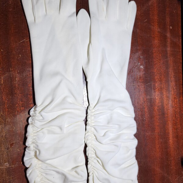 White Opera Gloves - Etsy
