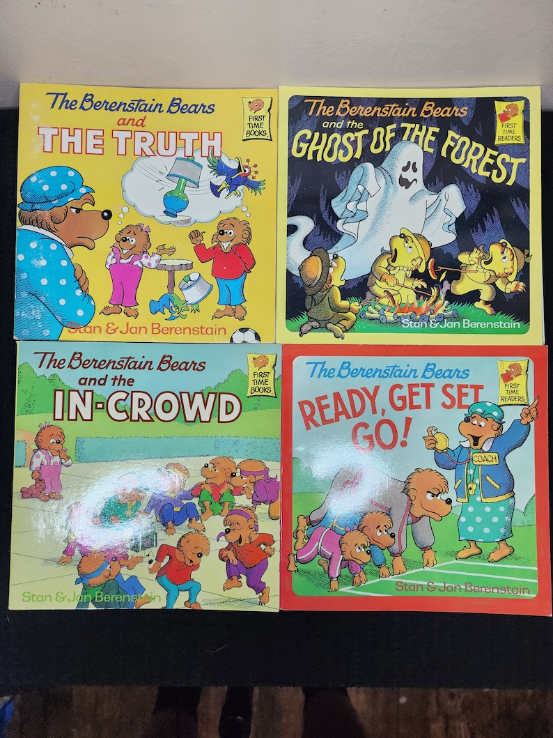 Vintage 1970's 1980's the Berenstain Bears First Time Books - Etsy