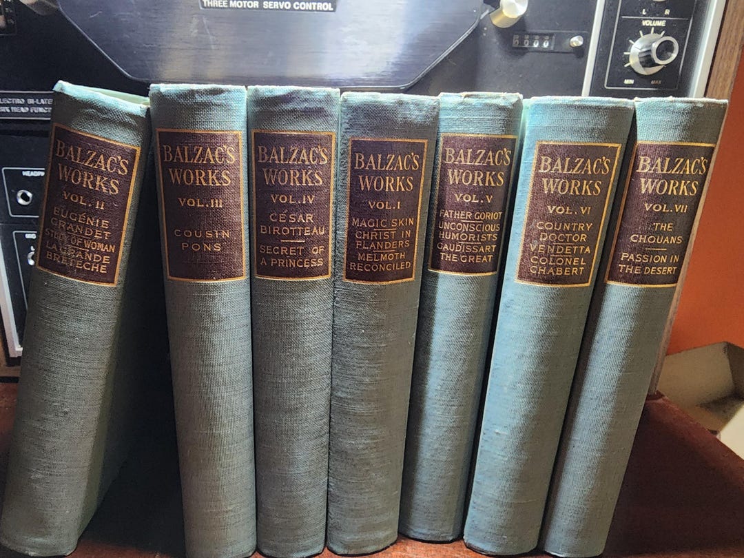 Balzac's Works the Century Co 1908 You Pick Volume - Etsy