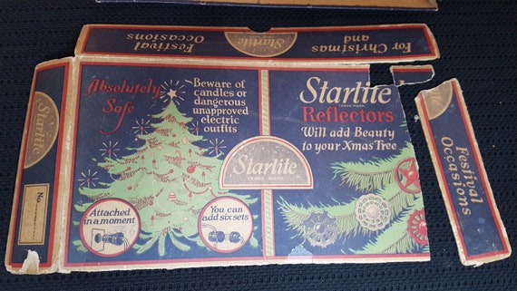 Vintage Starlite Reflector Empty Box. Upcycle Project | Etsy