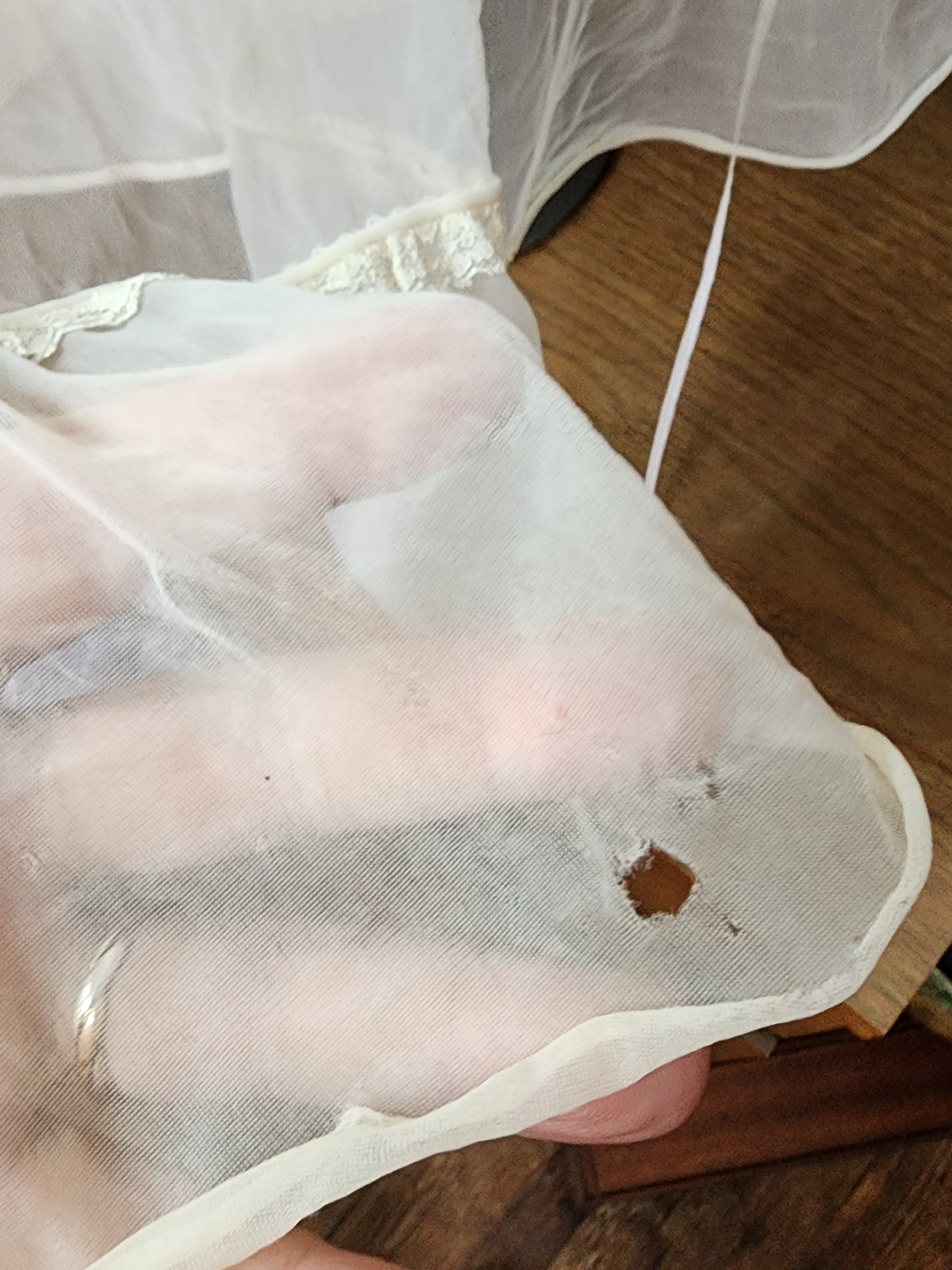 Vintage Sheer Lisette Nightgown Upcycle Rescue DIY - Etsy