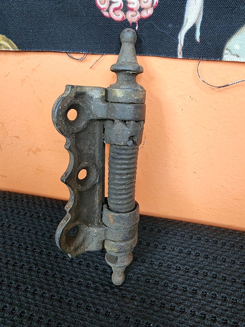 Antique Spring Loaded Hinge - Etsy