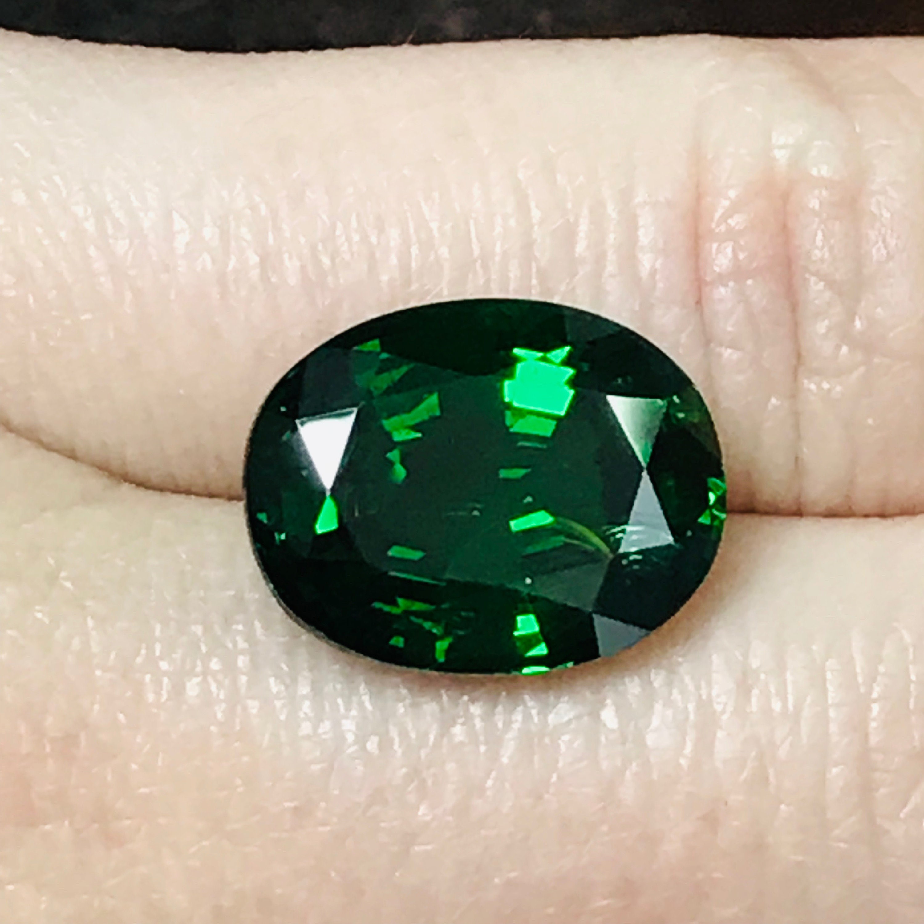 Tsavorite Garnet, Green Garnet, Natural Garnet, Oval Cut Garnet, 6.50 ...