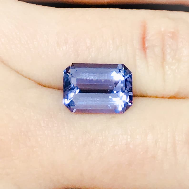 Tanzanite Emerald Cut 10x7 Mm, Natural Tanzanite Faceted for Jewelry ...