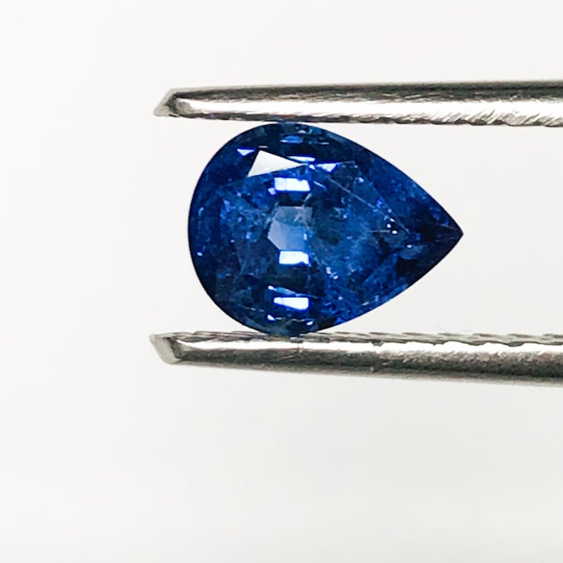 Blue Sapphire, Pear Sapphire, Pear Shape Sapphire, 1 Carat Sapphire ...