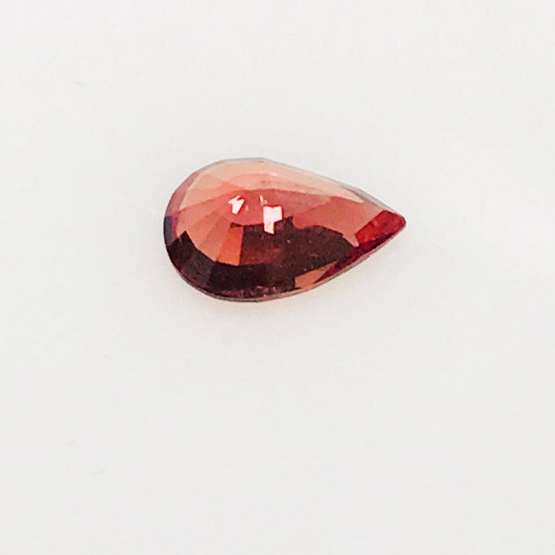 Natural Sapphire, Padparadscha Sapphire Pear Shape Cut 0.58 Carats, 6 ...