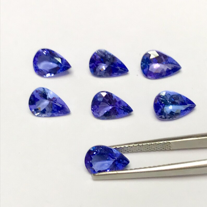 Tanzanite Pear Shape 10x7 Mm, 1.75 Carat, Natural Loose Tanzanite ...