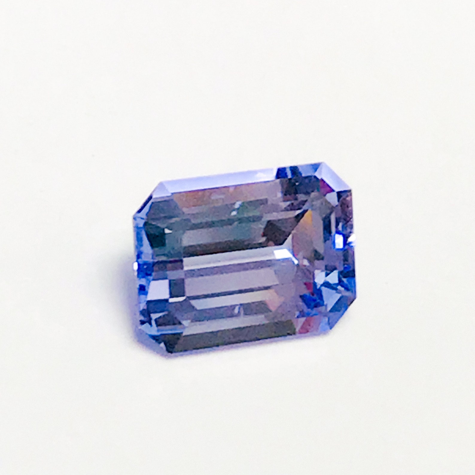 Tanzanite Emerald Cut 10x7 Mm, Natural Tanzanite Faceted for Jewelry ...