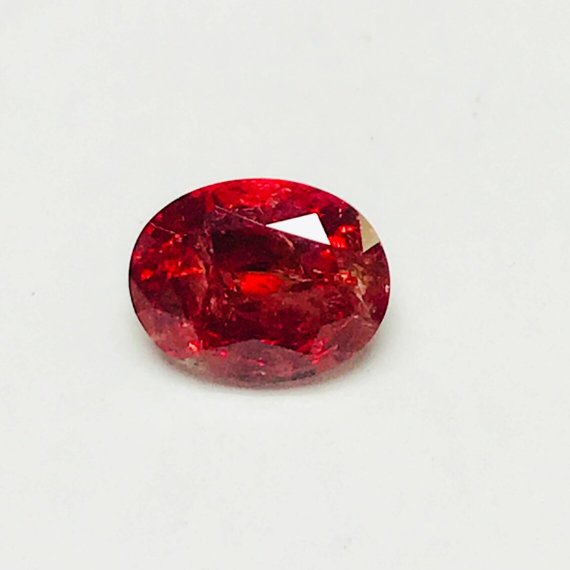 Ruby Oval Cut 8.75x6.86 Mm, 2.38 Carats, Natural Corundum, Natural Ruby ...