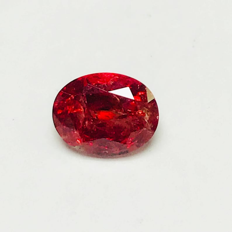 Ruby Oval Cut 8.75x6.86 Mm, 2.38 Carats, Natural Corundum, Natural Ruby ...