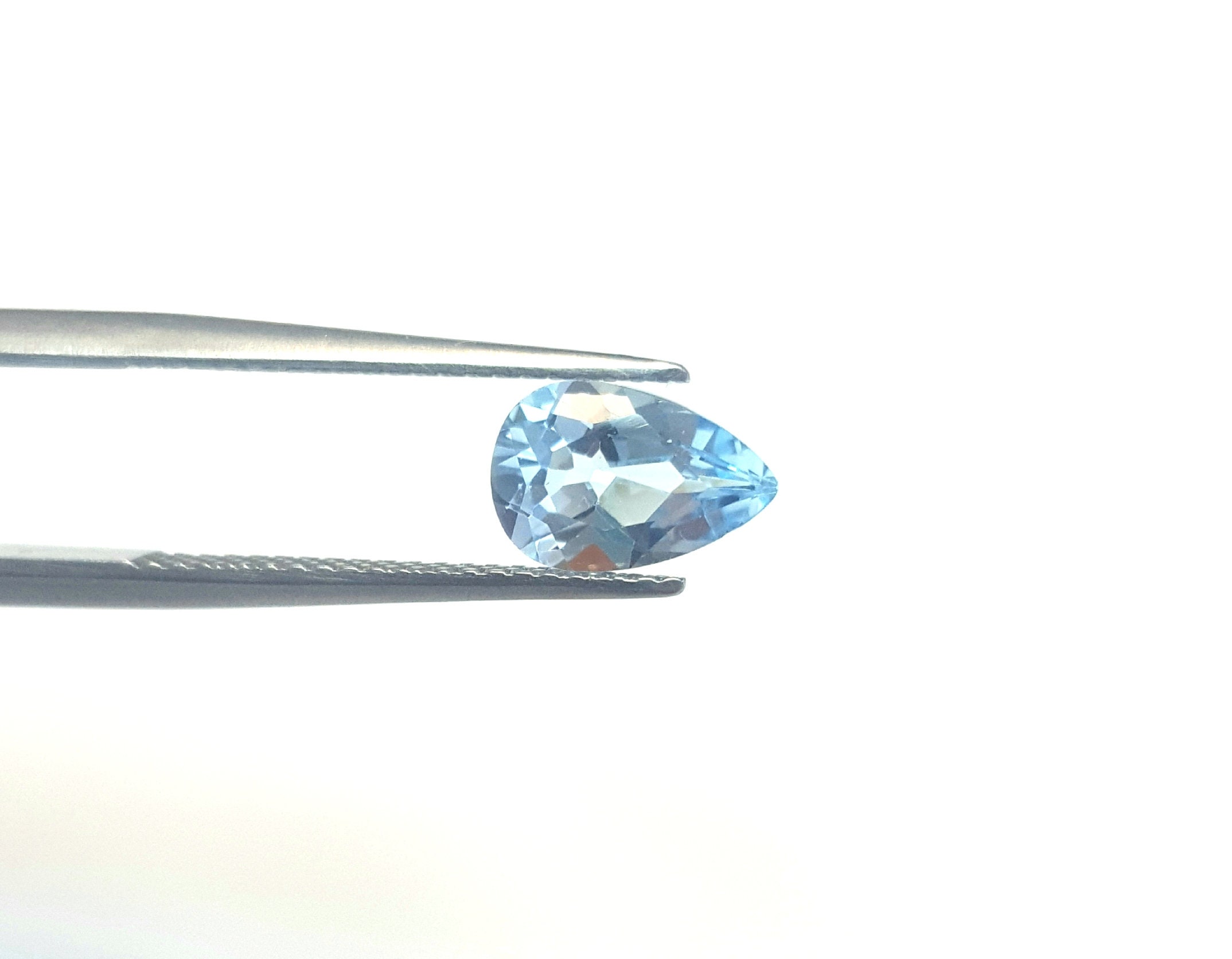 Blue Topaz 6x9 Mm Pear Shape, Swiss Blue Color, Natural Blue Topaz ...