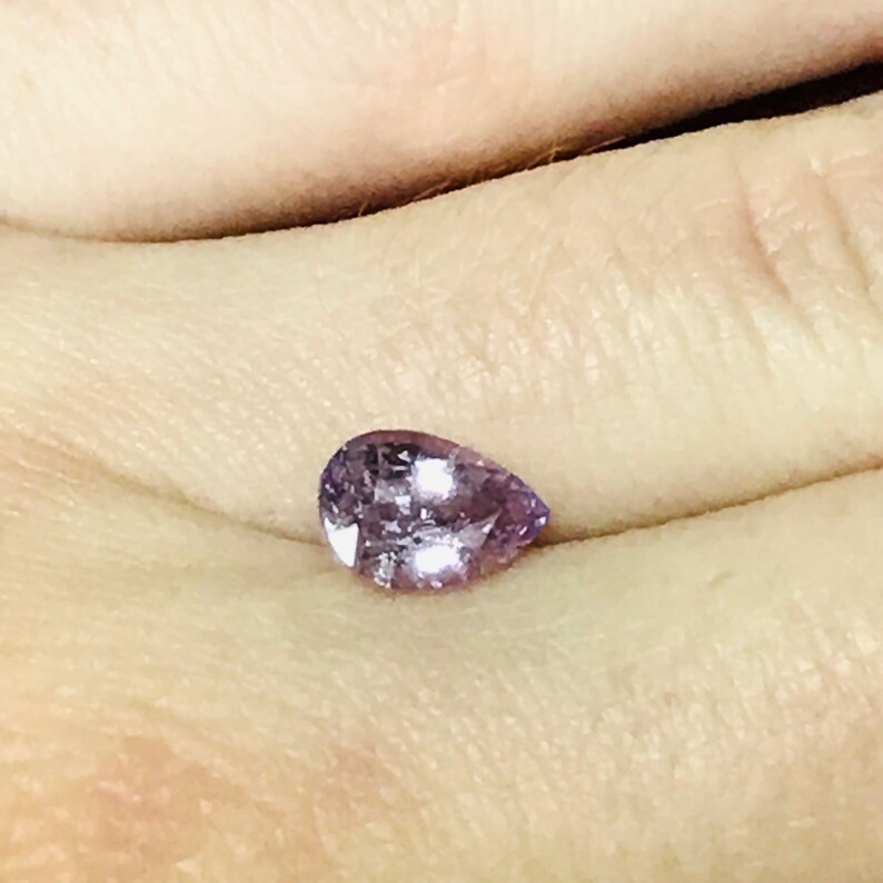 Fancy Sapphire Pear Shape 8X5.5 Mm, 1.15 Carat, Natural Fancy Lavender ...