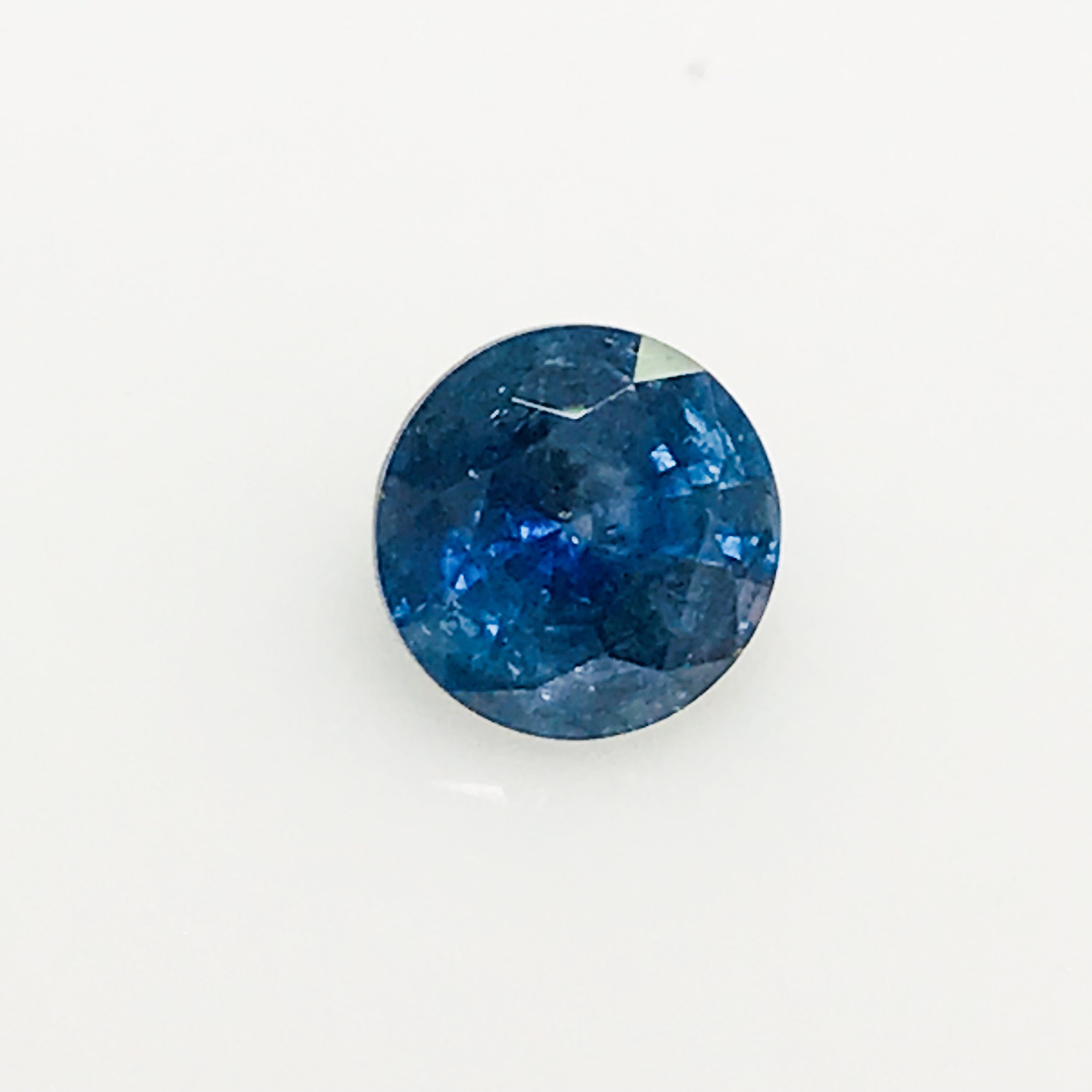Blue Sapphire Round Cut Sapphire 1 Carat Sapphire Corundum - Etsy
