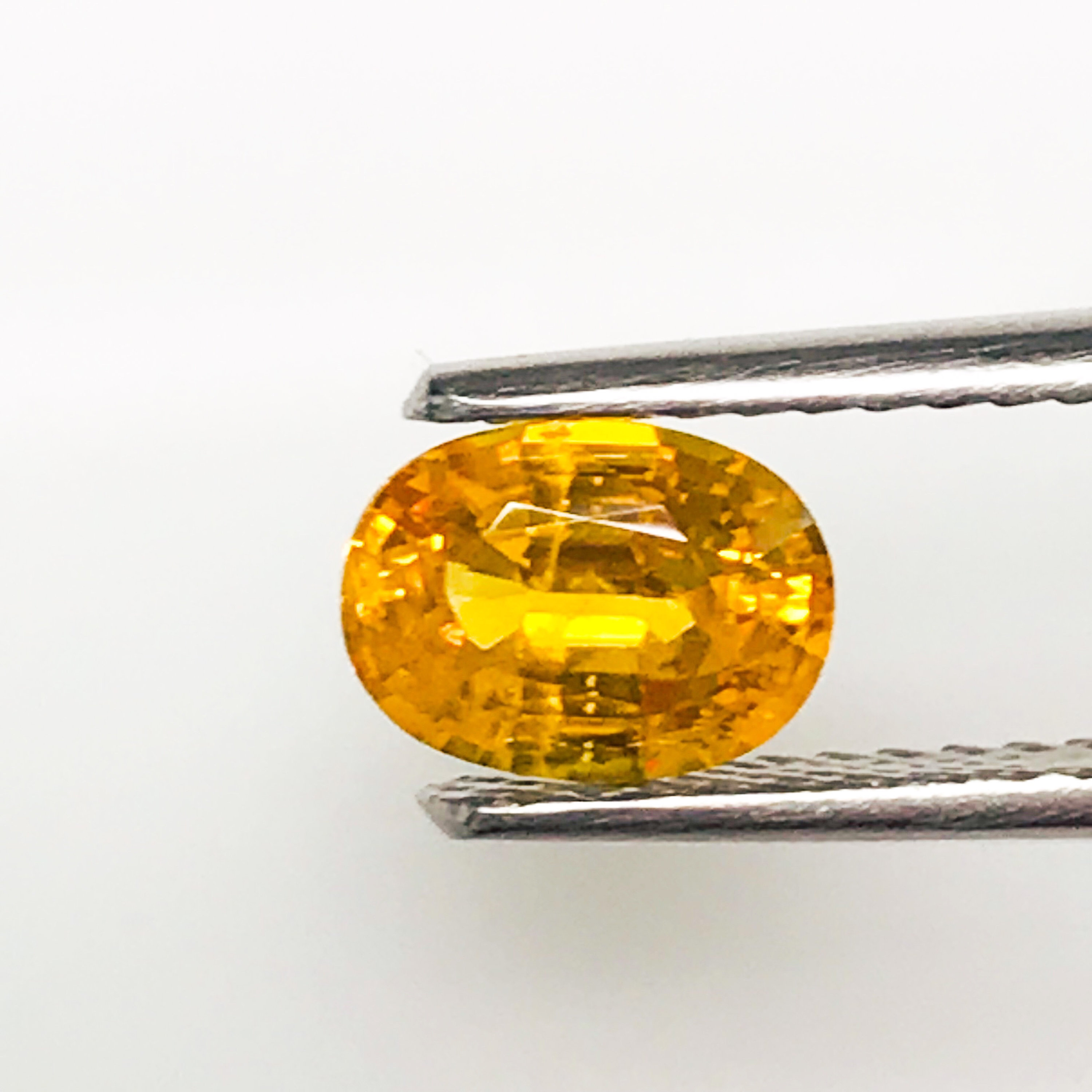 Orange Sapphire, Burnt Orange Color, Natural Sapphire, Oval Cut ...