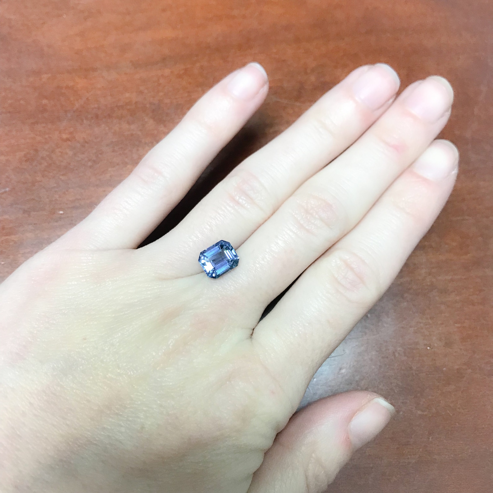 Tanzanite Emerald Cut 8x6.5 Mm, 2.10 Carats, Natural Tanzanite Faceted ...