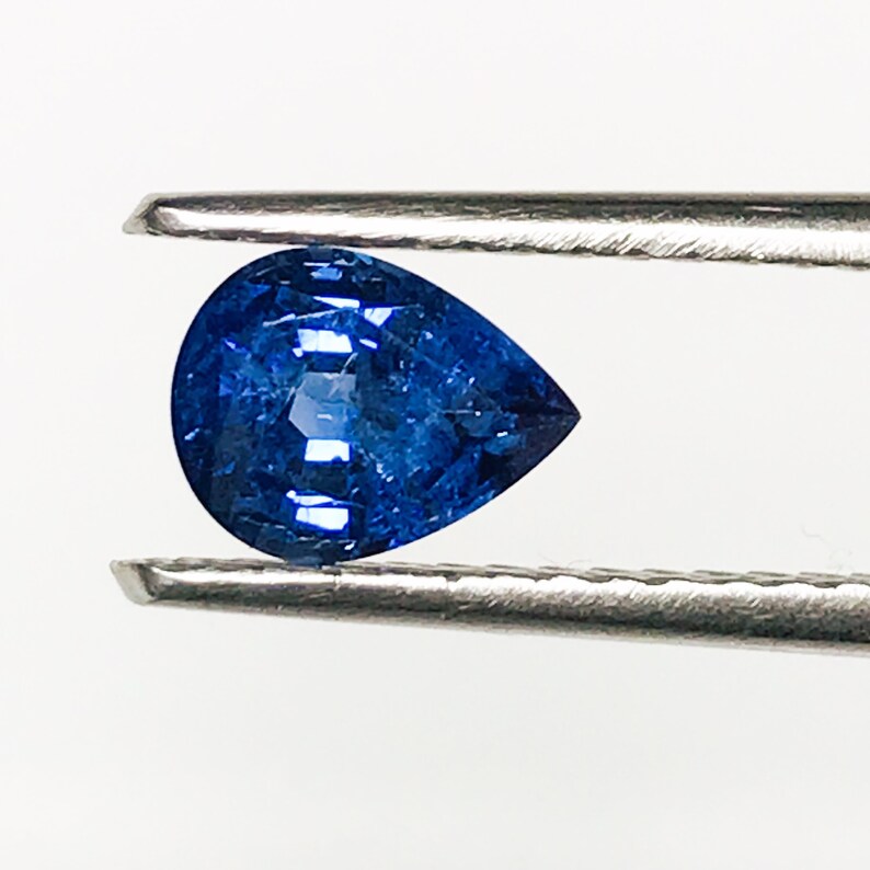 Blue Sapphire, Pear Sapphire, Pear Shape Sapphire, 1 Carat Sapphire ...
