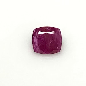 Ruby Cushion Cut Ruby 1 Carats Ruby Corundum Natural Ruby - Etsy