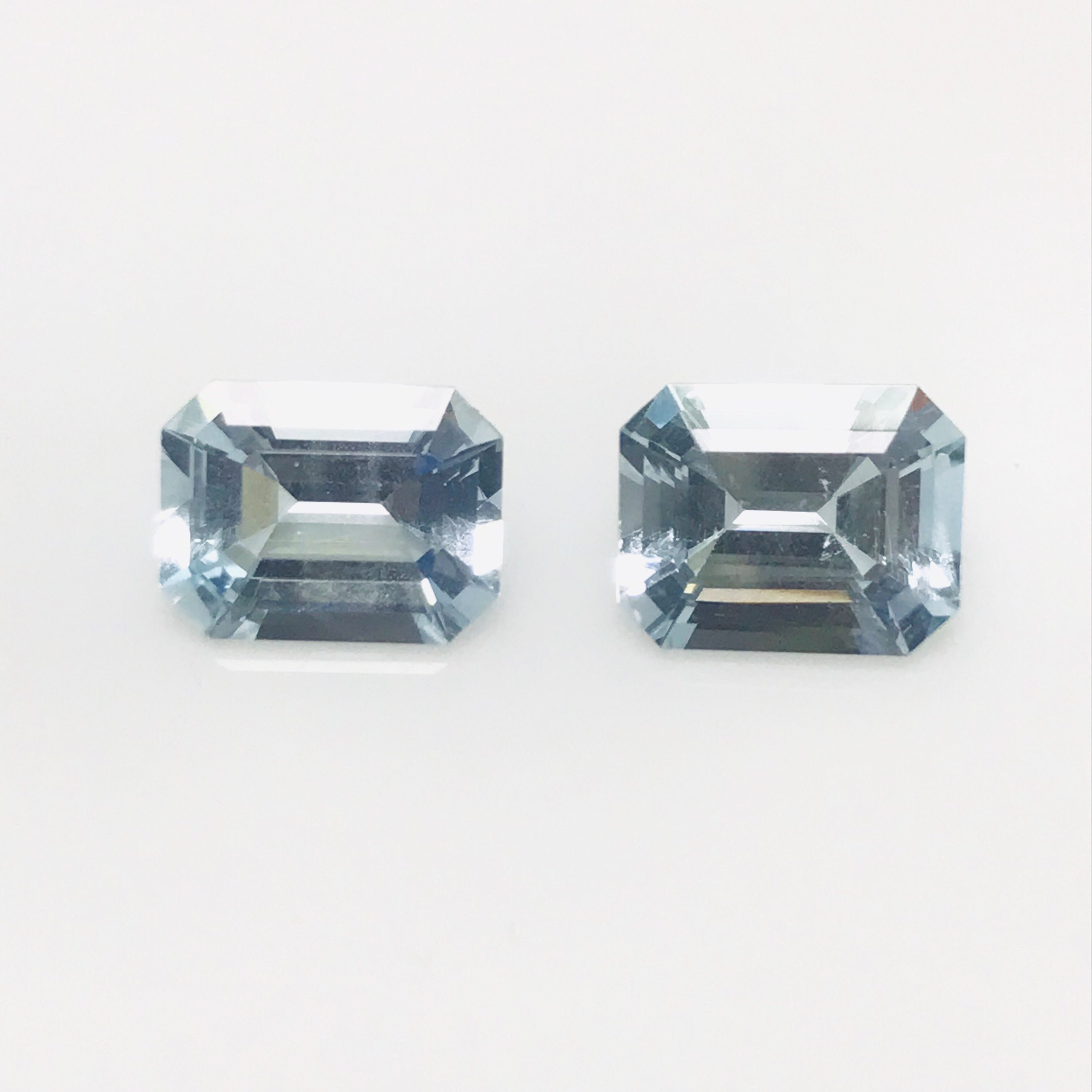 Aquamarine Stone Emerald Cut 9x7 Mm 1.75-1.80 Carat Natural - Etsy
