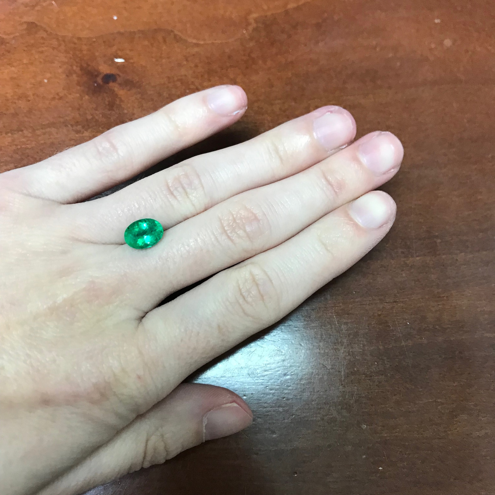Emerald, Oval Cut Emerald, 1 Carats Emerald, Natural Emerald, Loose ...