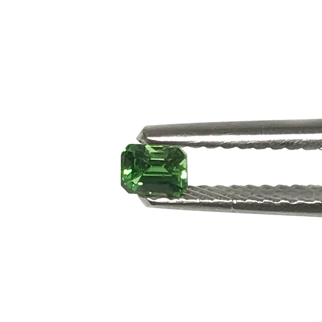 3x4 Mm Tsavorite Garnet Emerald Cut Green Garnet High Quality Garnet Loose Natural Tsavorite ...