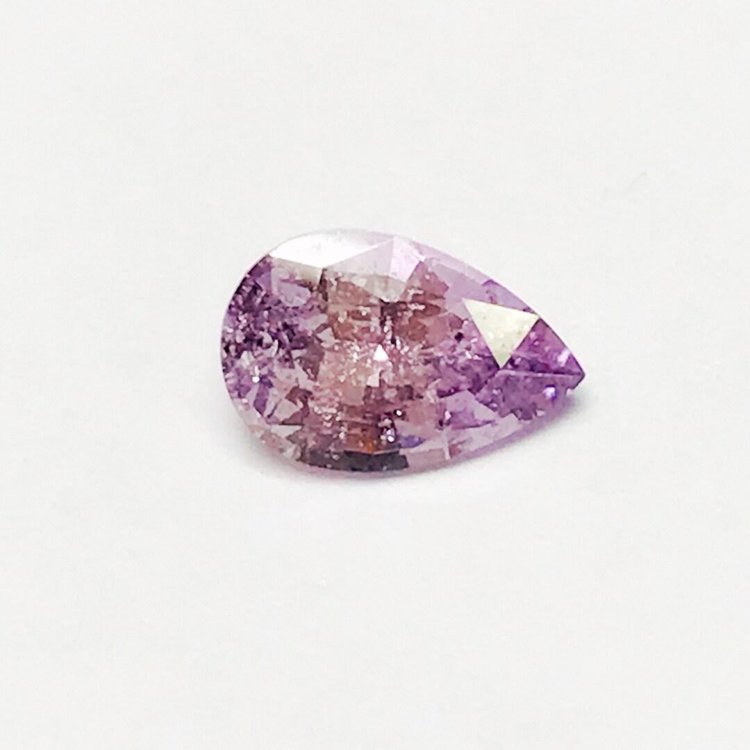 Fancy Sapphire Pear Shape 8X5.5 Mm, 1.15 Carat, Natural Fancy Lavender ...