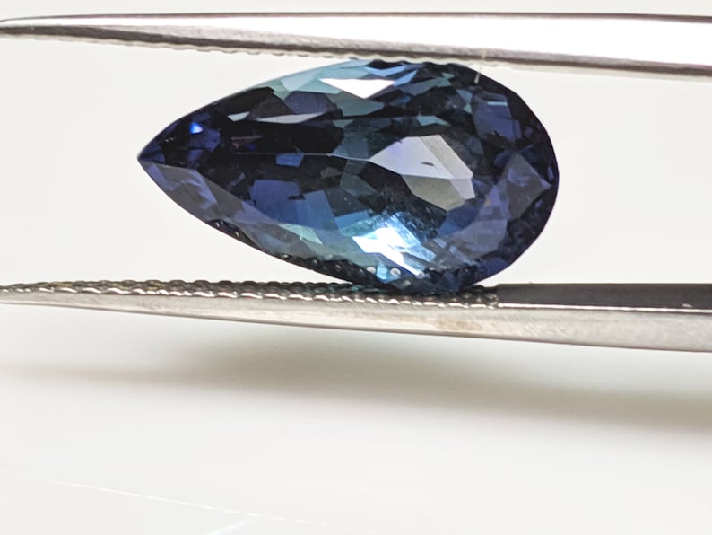 Tanzanite, Fancy Tanzanite, Pear Shape Tanzanite, 5.28 Carats Tanzanite ...