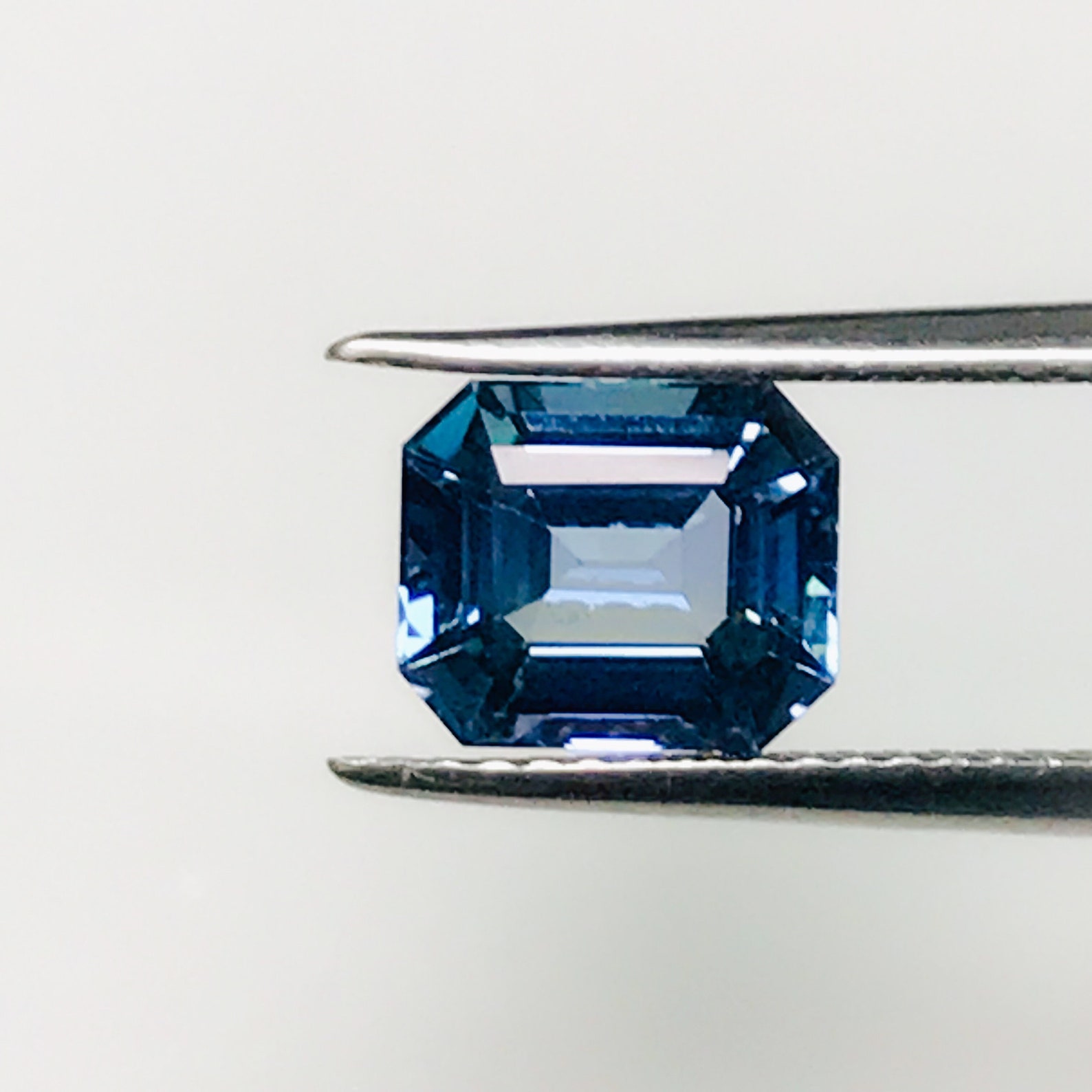 Tanzanite Emerald Cut 8x6.5 Mm, 2.10 Carats, Natural Tanzanite Faceted ...