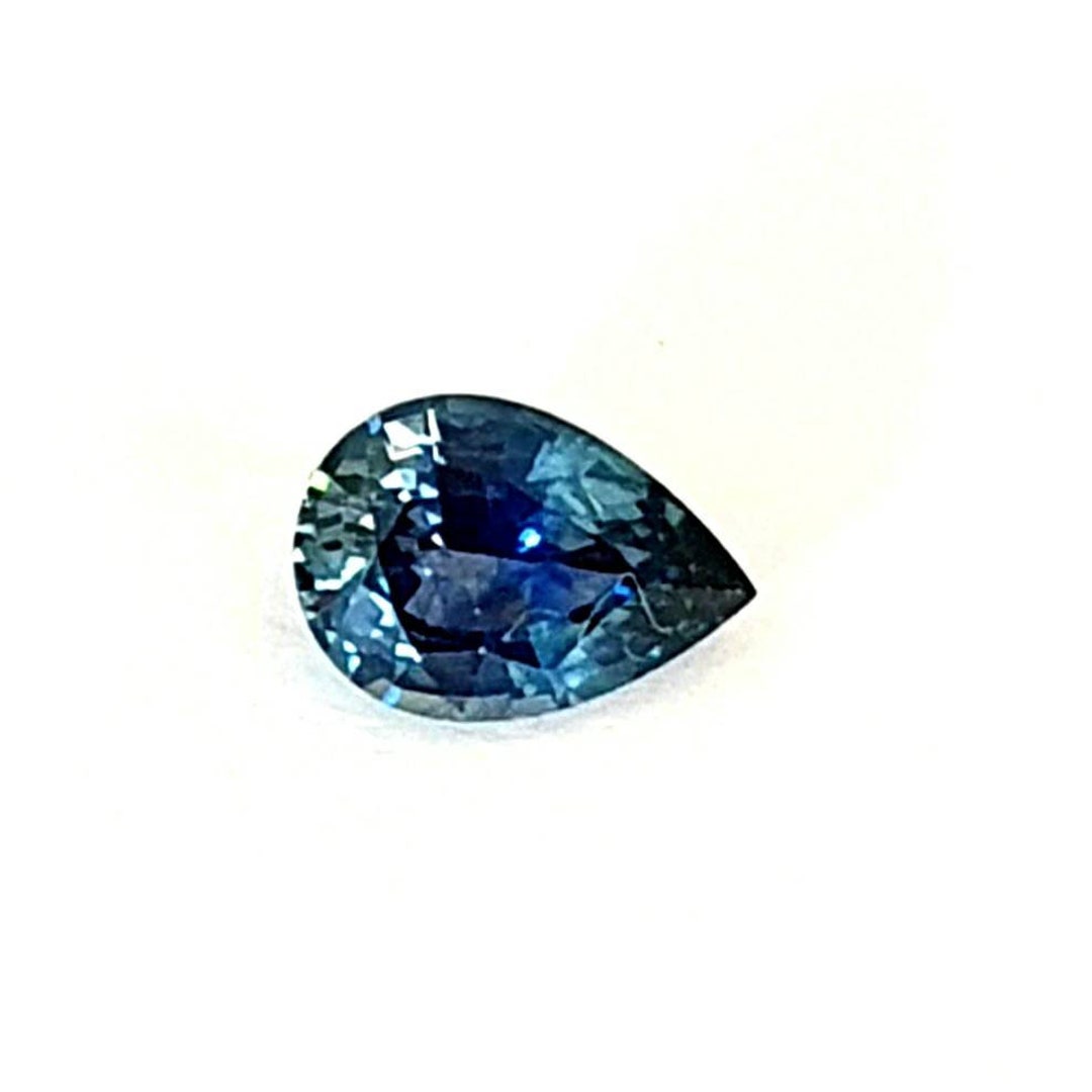 Natural Sapphire, Loose Natural Blue Sapphire Pear Shape, 6.5x4.5 Mm 0. ...