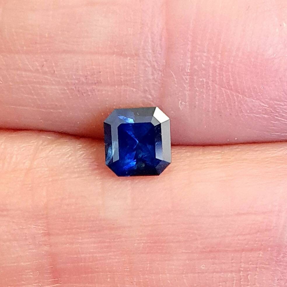 Natural Sapphire, 1 Carat Radiant Cut Montana Royal Blue Sapphire ...
