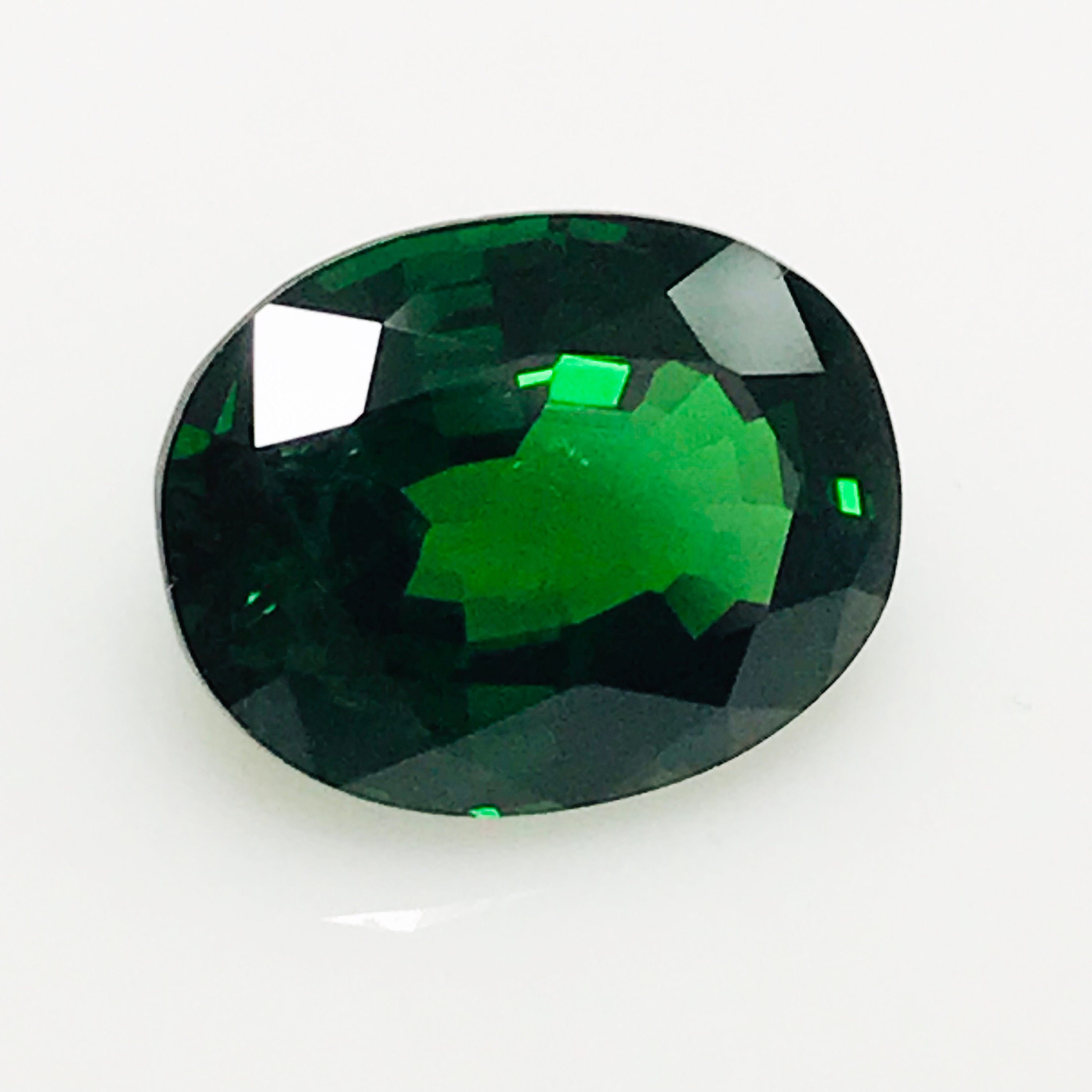 Tsavorite Garnet, Green Garnet, Natural Garnet, Oval Cut Garnet, 6.50 ...